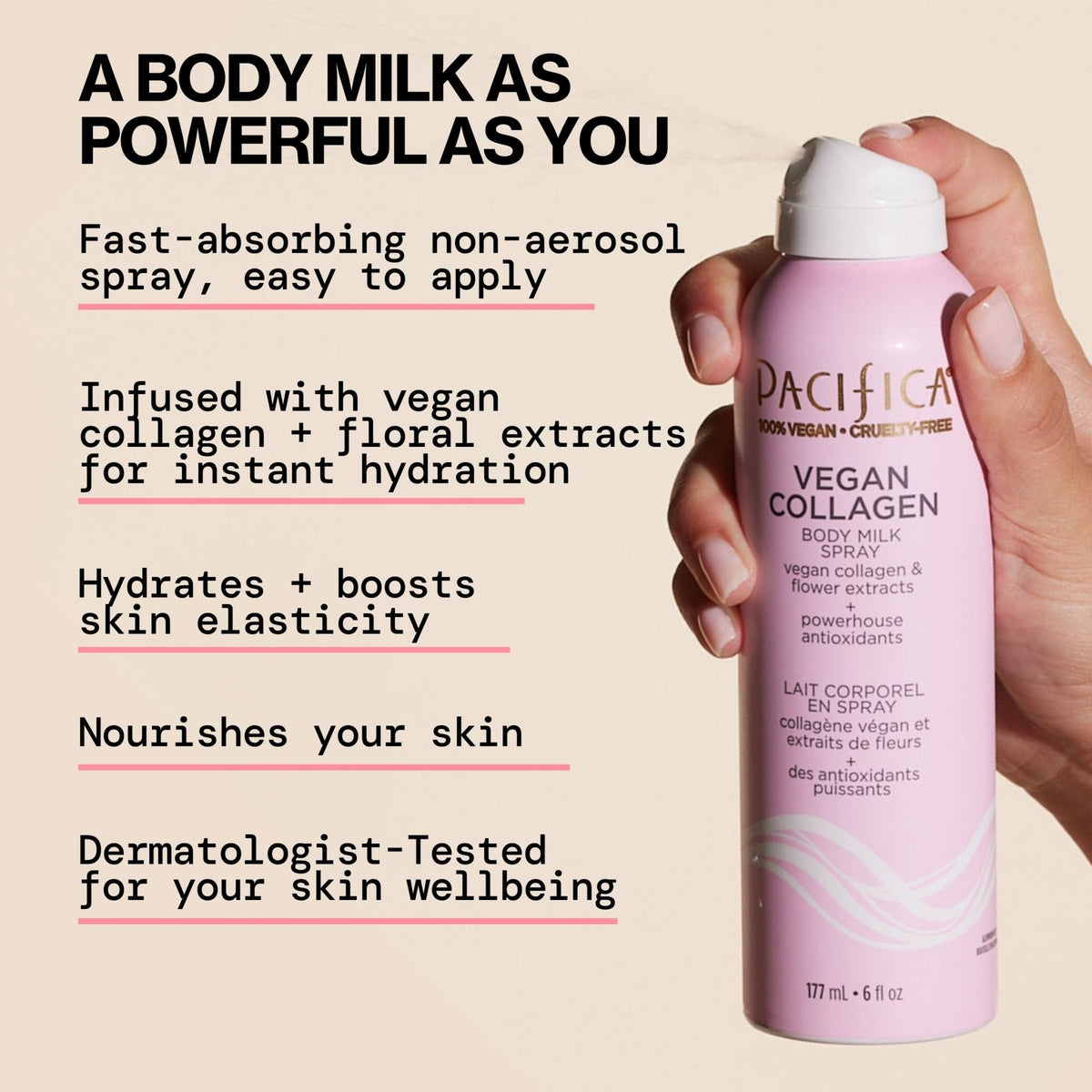 Body Milk | Vegan Collagen Body Milk Spray