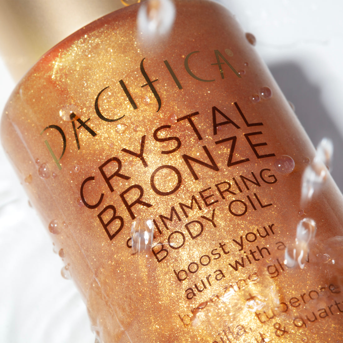 Crystal Bronze Shimmering Body Oil | Pacifica