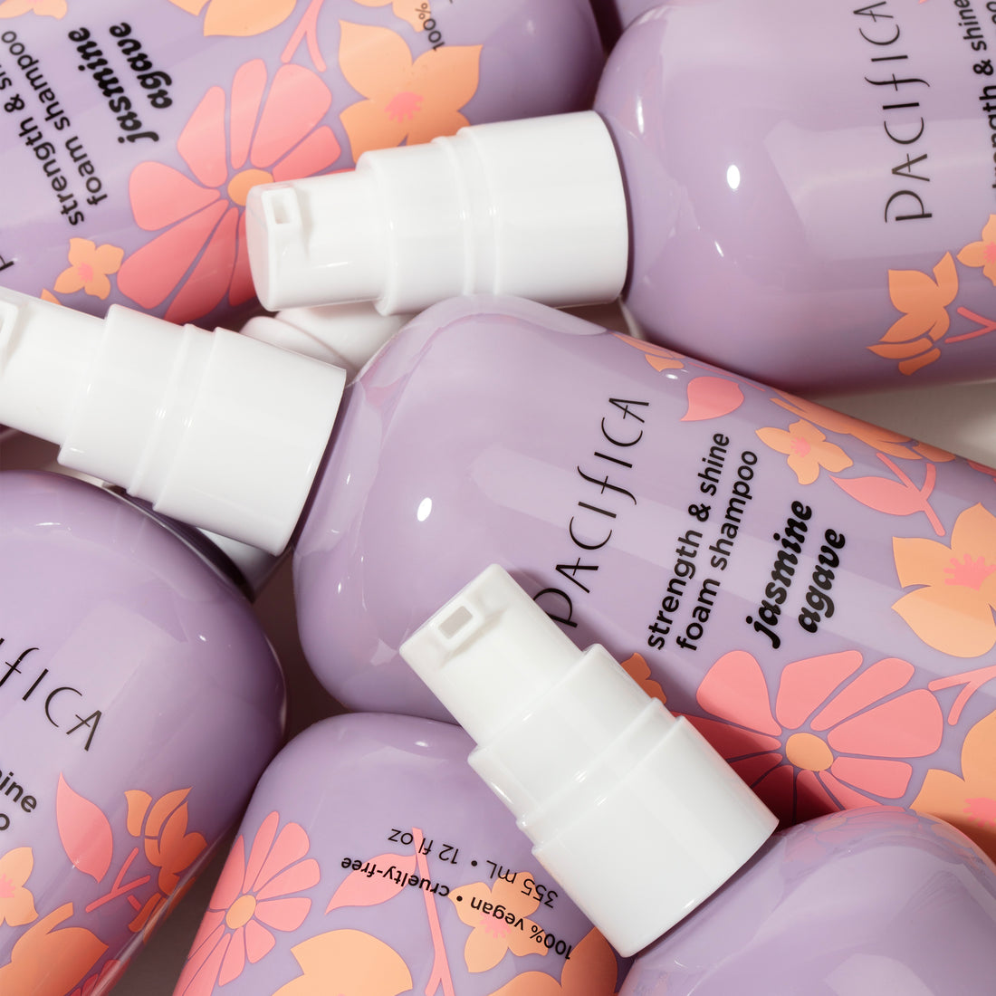 Jasmine Agave Strength + Shine Foaming Shampoo