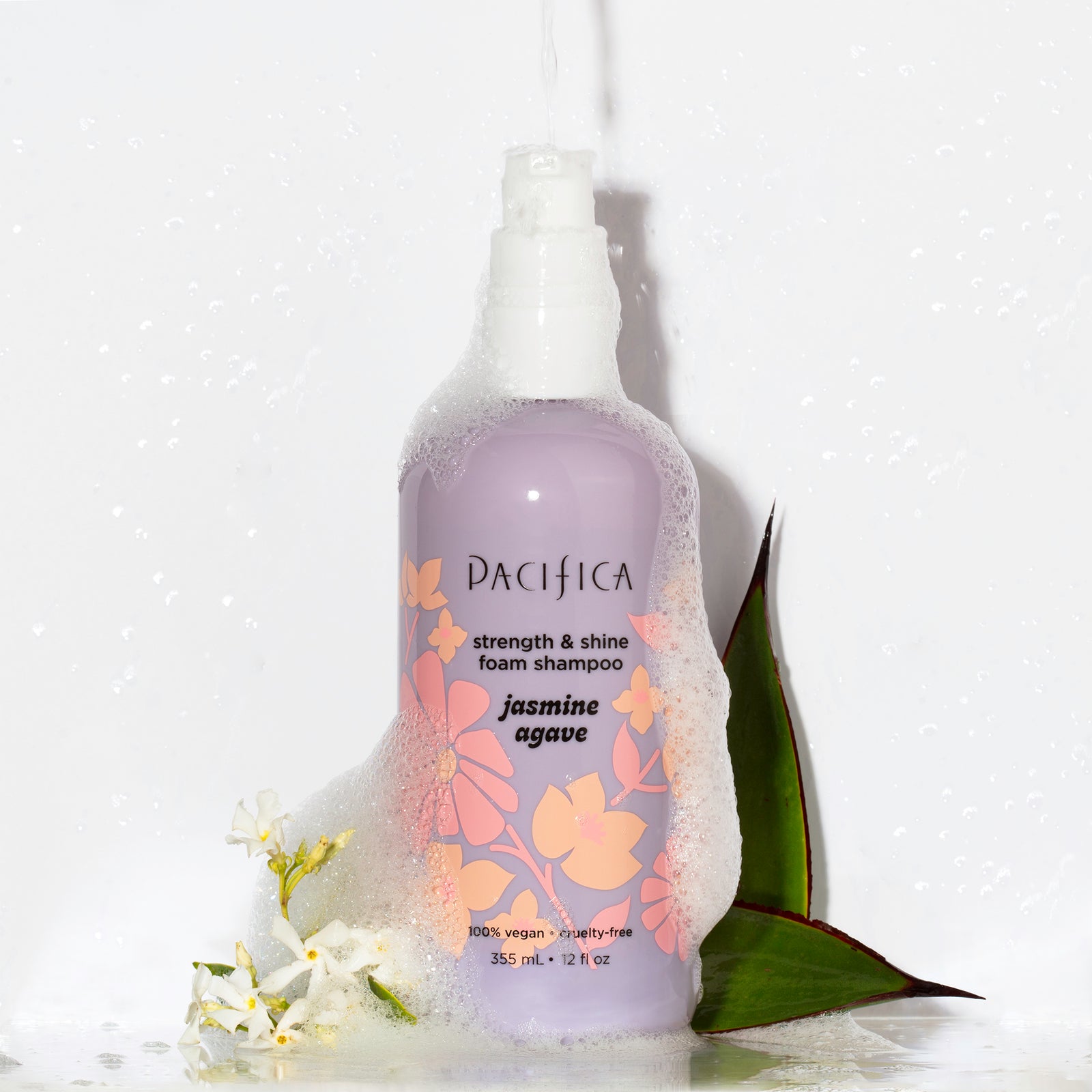 Jasmine Agave Strength + Shine Foaming Shampoo