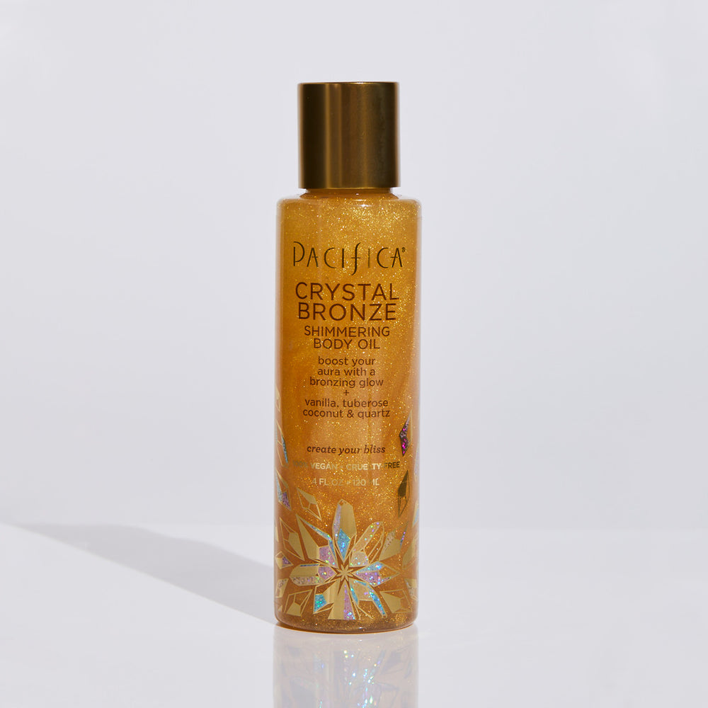 Crystal Bronze Shimmering Body Oil | Pacifica