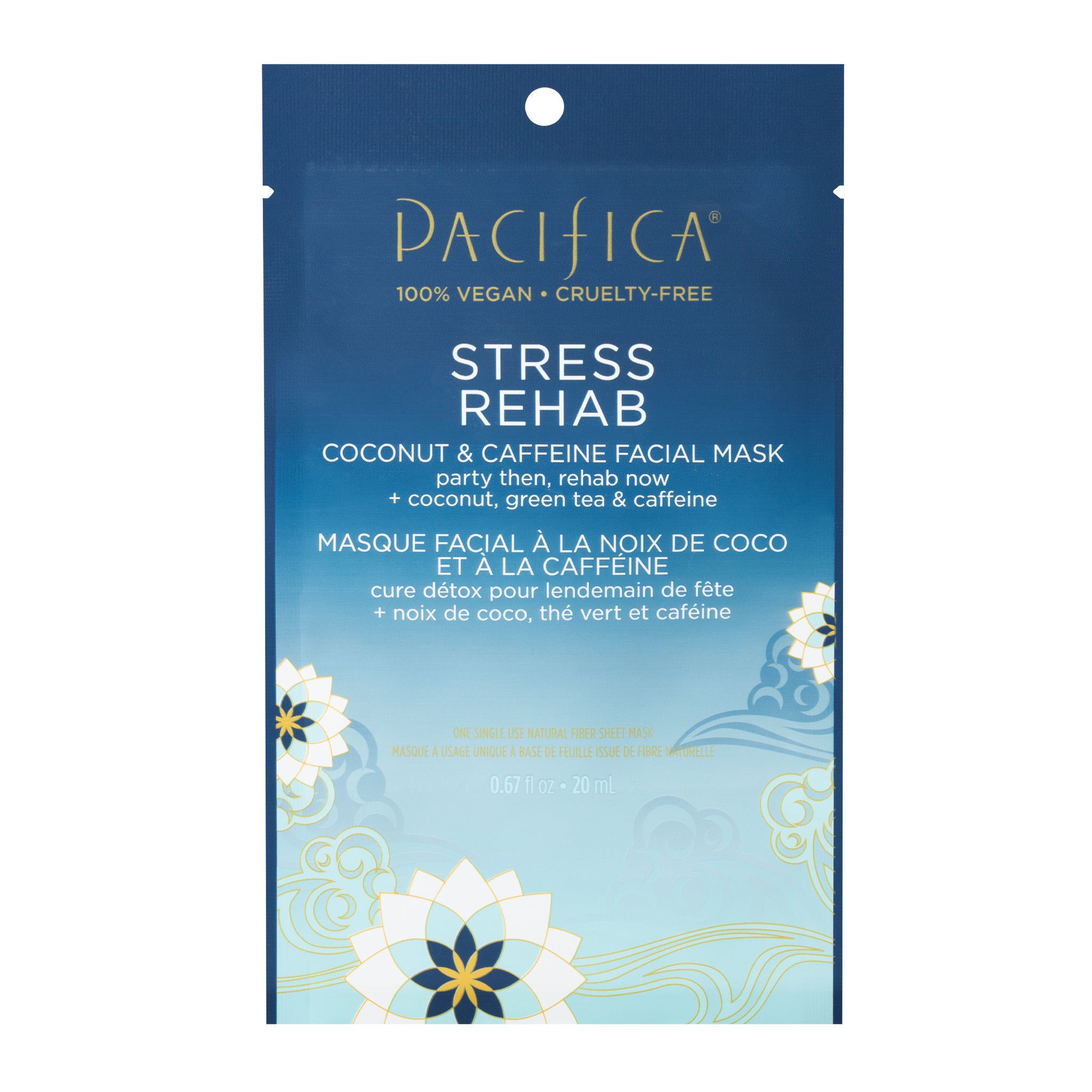 Stress Rehab Coconut & Caffeine Facial Mask | Pacifica